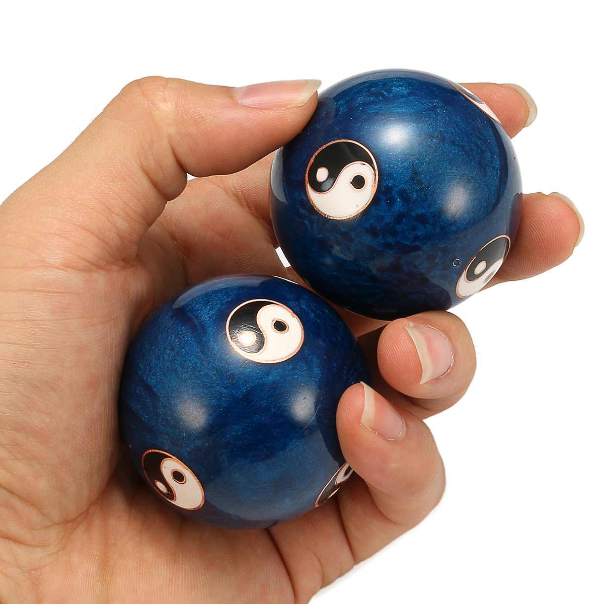 Chinese Cloisonne Hand Massage Health Exercise Str... – Vicedeal