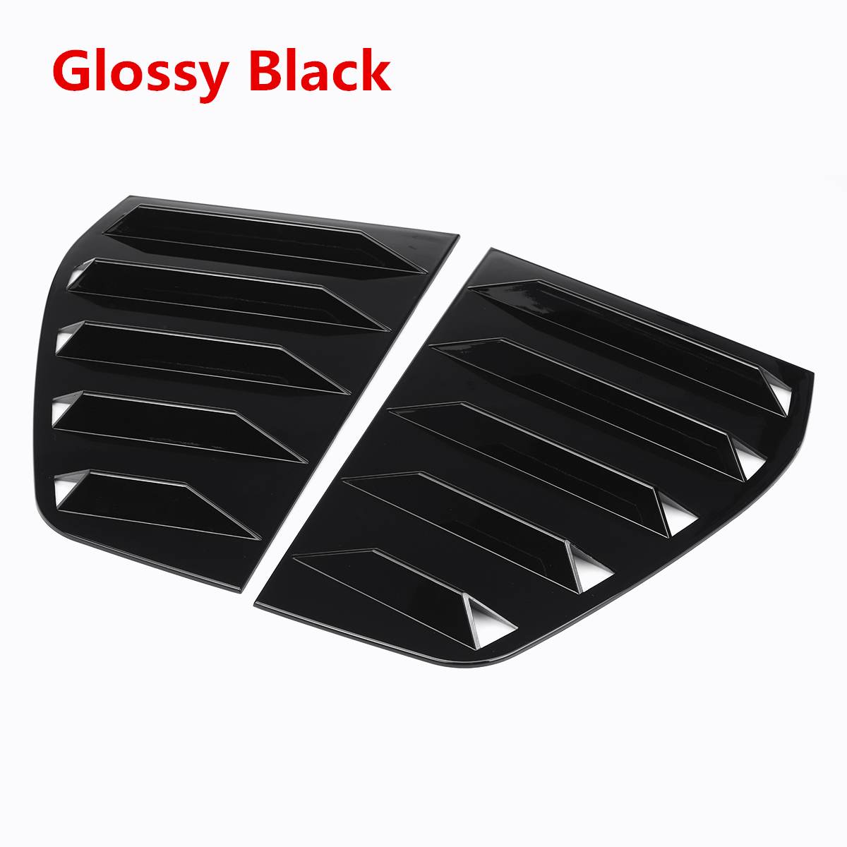 3 Color 2pcs Car Rear Window Louver Shutter Cover ... – Vicedeal