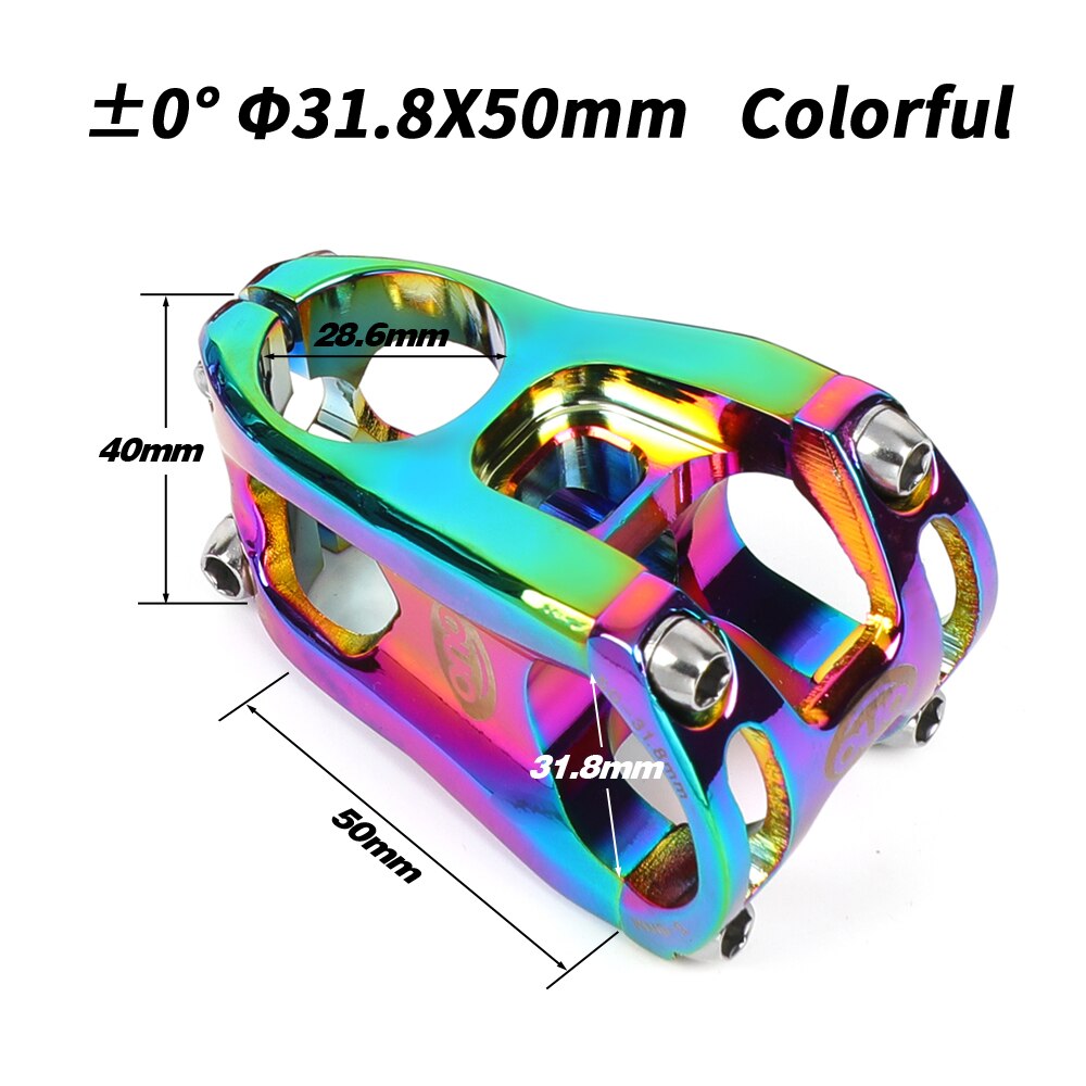 OUO MTB Bicycle Stem CNC Bike Handlebar Stem 0 Deg... – Grandado