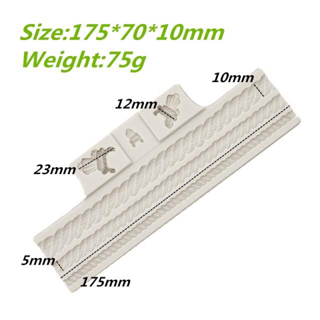 Köysi ankkuri pitsin muoto silikoni muotti hartsi ... – Grandado