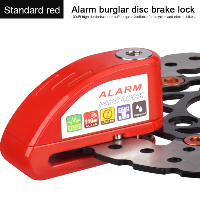 Alarm Schijfrem Slot Motorfiets Anti-Diefstal Slot... – Grandado