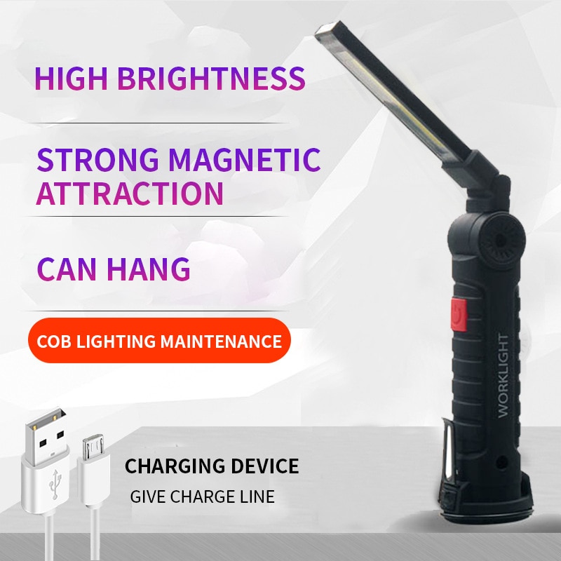 Folding LED Work Light Portable Spotlight with Mag... – Vicedeal