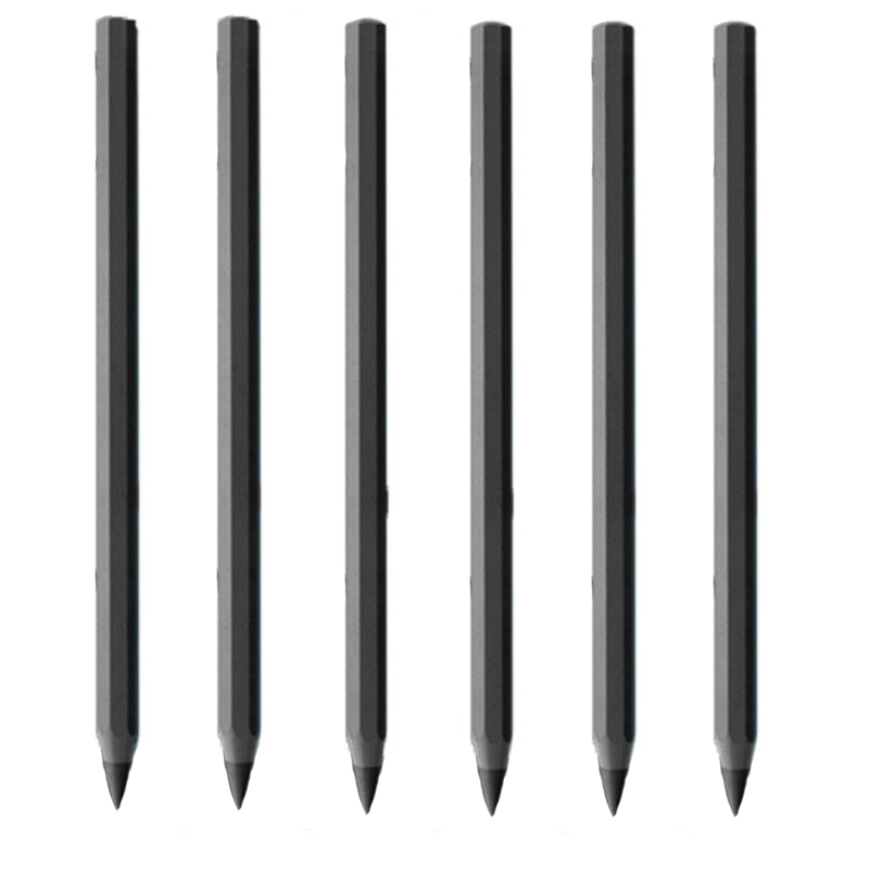 6/1 PCS Metall Eternal Keine Tinte Stift 6 Farben ... – Vicedeal