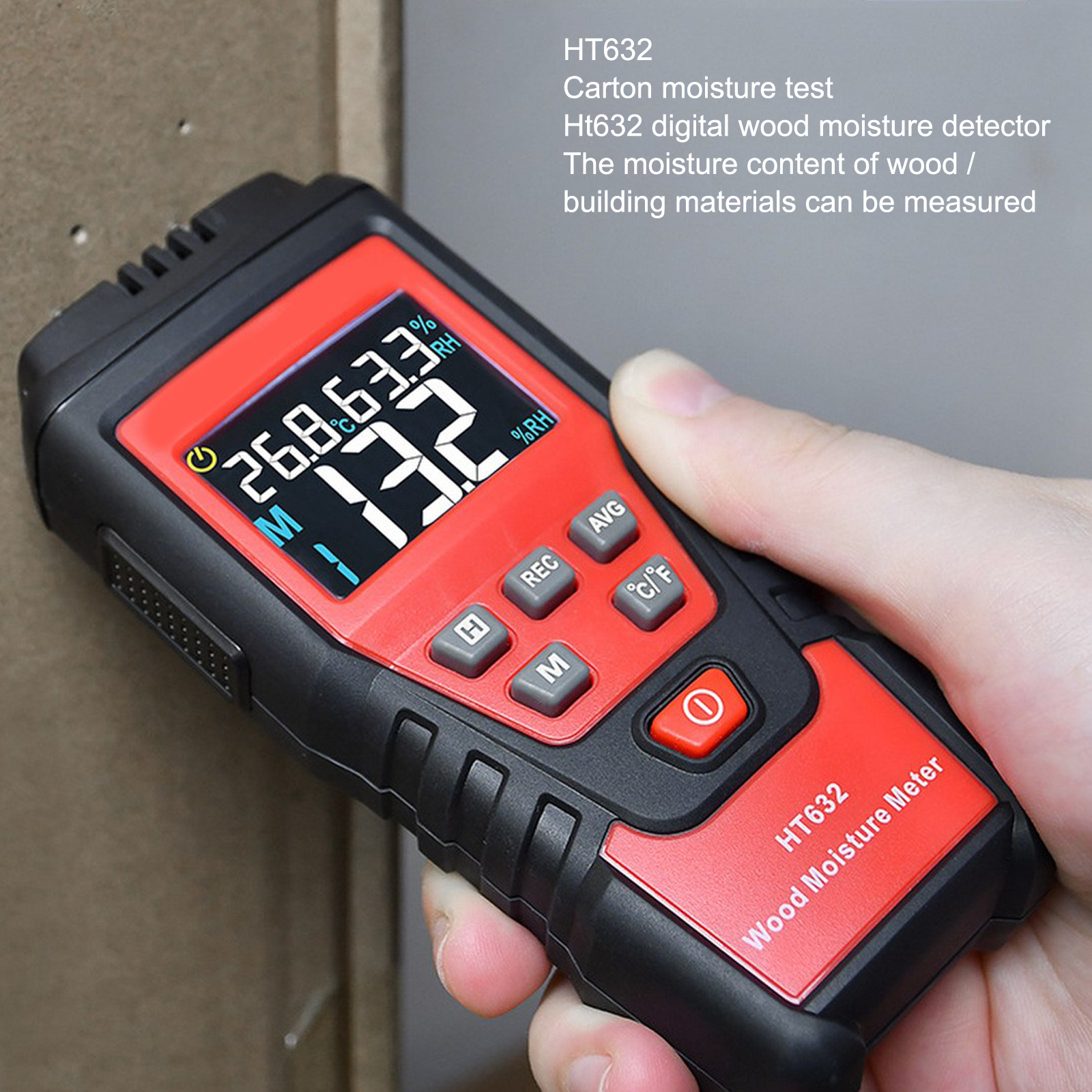 Two Pins Digital Wood Moisture Meter Analyzer Pape... – Grandado