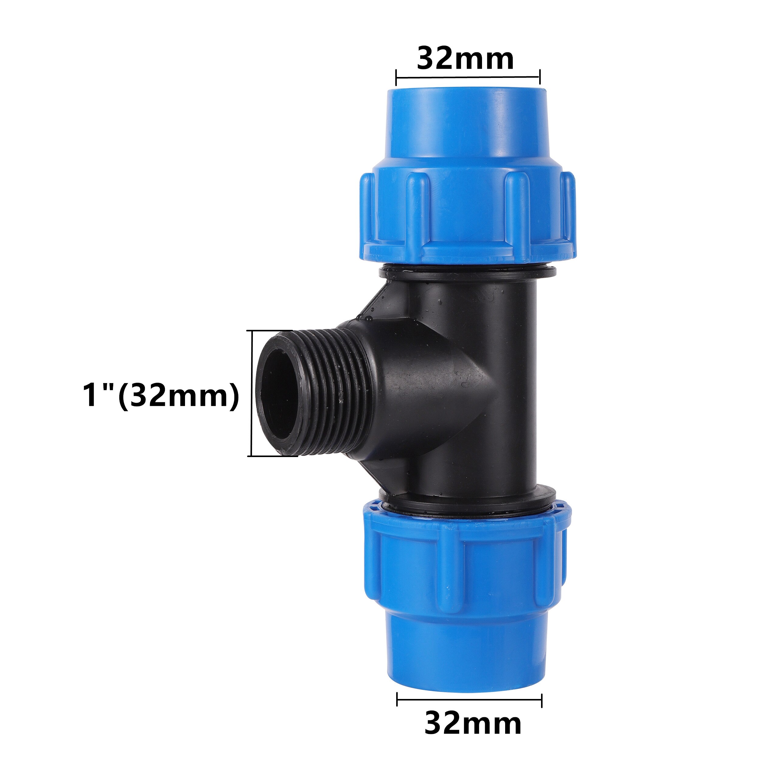 1/2" 3/4" 1" to 20mm 25mm 32mm PE P... – Vicedeal