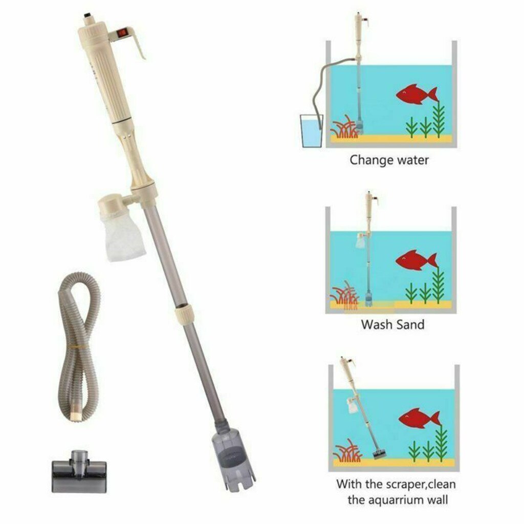 Electric Aquarium Water Change Pump Cleaning Tools... – Grandado