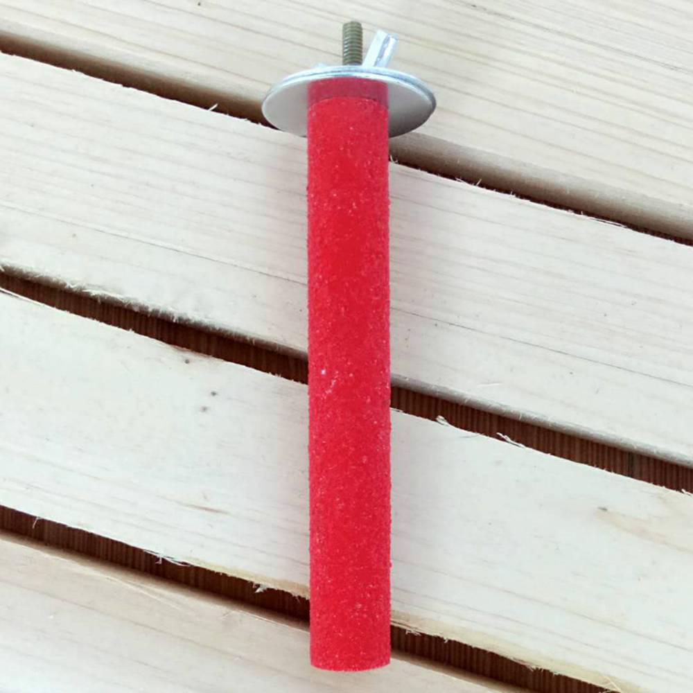 Parrot Stand Pumice Stone Perch Nail Trimmer Budgi... – Grandado