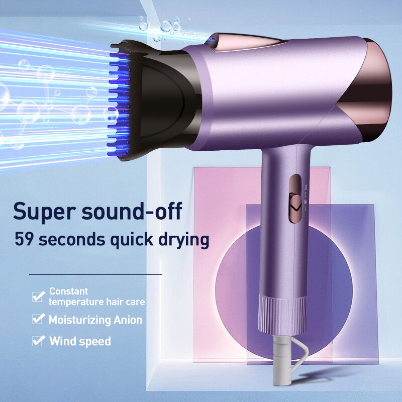 Hair Dryer Infrared Negative Ionic Blow Dryer &... – Grandado