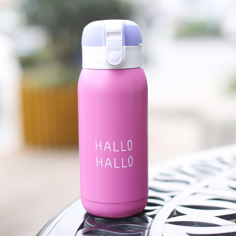 Macaron Mini Thermos Kids Cup Stainless Steel Bott... – Grandado