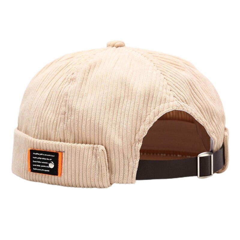 Unisex Letters Label Fluwelen Beanie Docker Cap Re... – Grandado