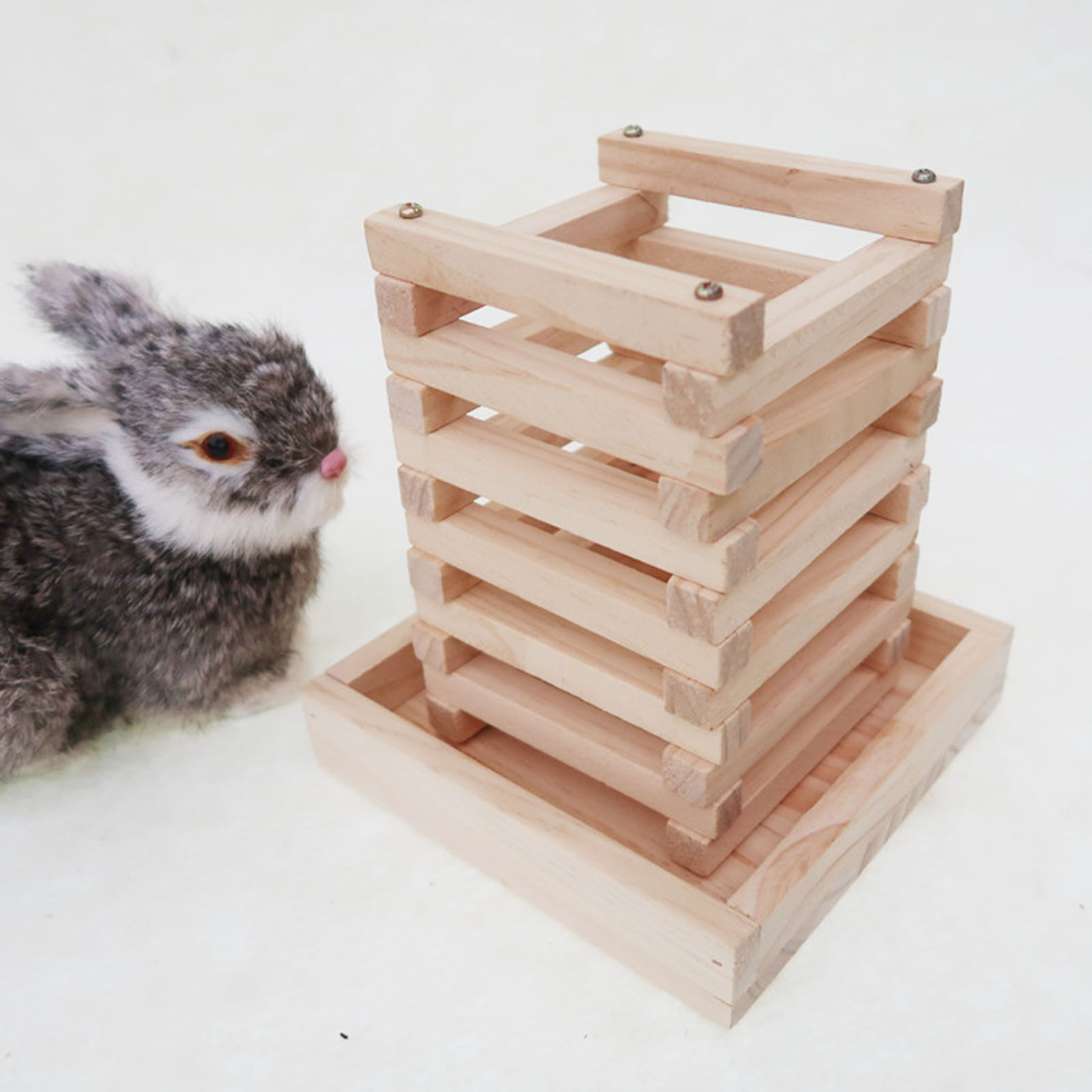 Bunny Hay Manger Feeder Hay Holder Wooden Rabbit H... – Grandado