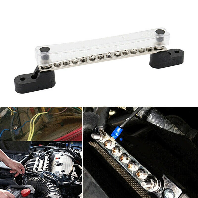 12 Punt Bus Bar 100amp Rail Junction Voor Auto Boo... – Grandado 12 Punt Bus Bar 100amp Rail Junction Voor Auto Boo... – Grandado