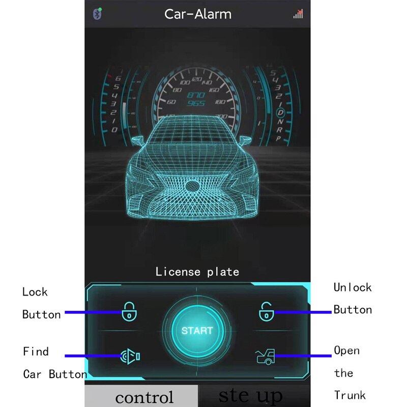 Car Bluetooth Control Keyless Entry System Remote Vicedeal