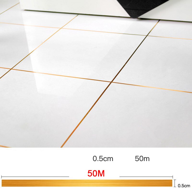 50M 0.5CM Floor Tile Self-adhesive Waterproof Mild... – Vicedeal