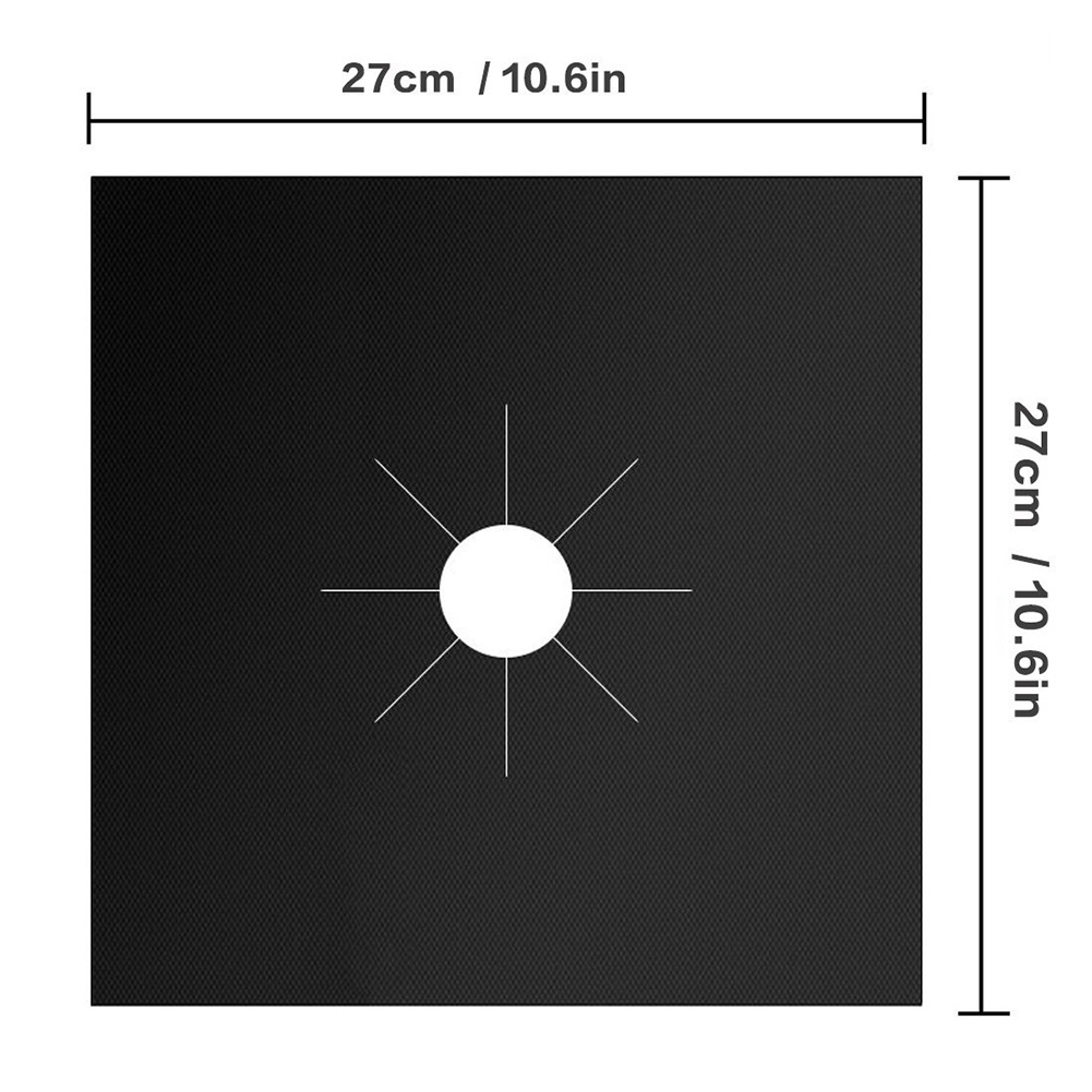 4Pcs Glass Fiber Gas Stove Protectors Reusable Gas... – Vicedeal