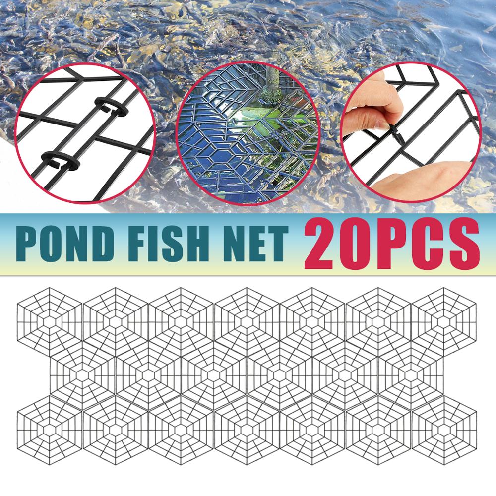 10/20X Floating Fish Pond Guard Protector Grid Pla... – Vicedeal