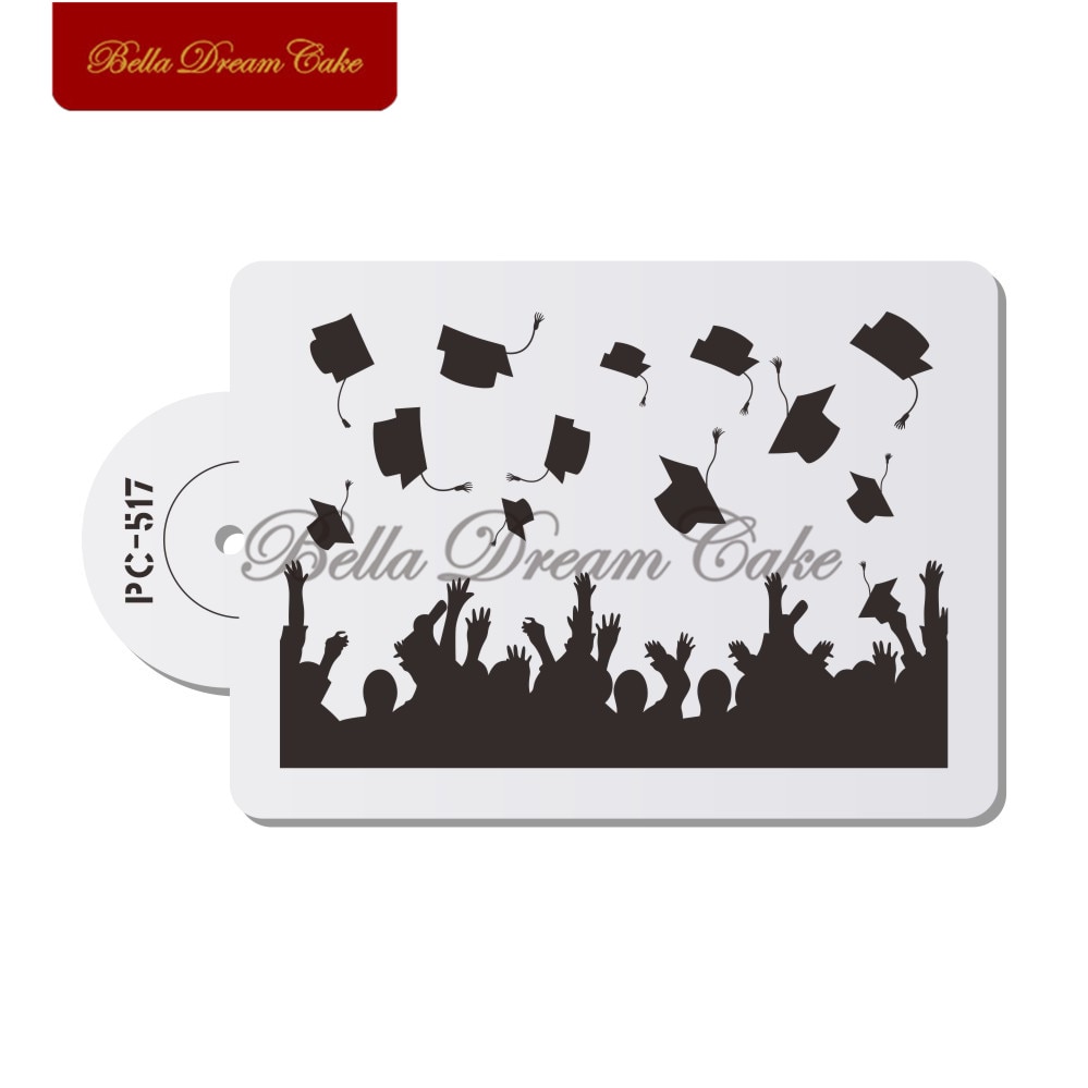 Graduation Cake Stencil Lace Fondant Cake Border T... – Vicedeal