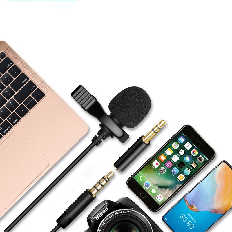 CELLA CITY Classic Jack Lavalier Microphone 3.5mm ... – Grandado