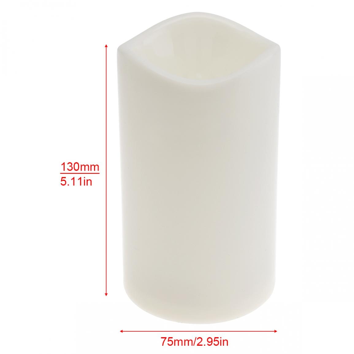 13 x 7.5CM Flameless LED Candle Light with Remote ... – Grandado