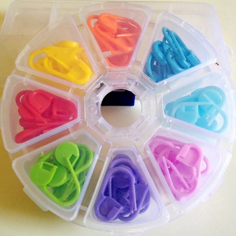 Simple Knitting Crochet Plastic Locking Stitch Col... – Grandado