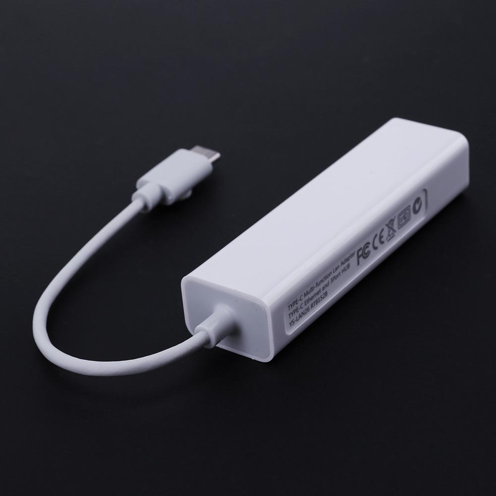 RJ45 Netwerkkabel Poort Naar Usb 3.1 Type-C Conver... – Vicedeal