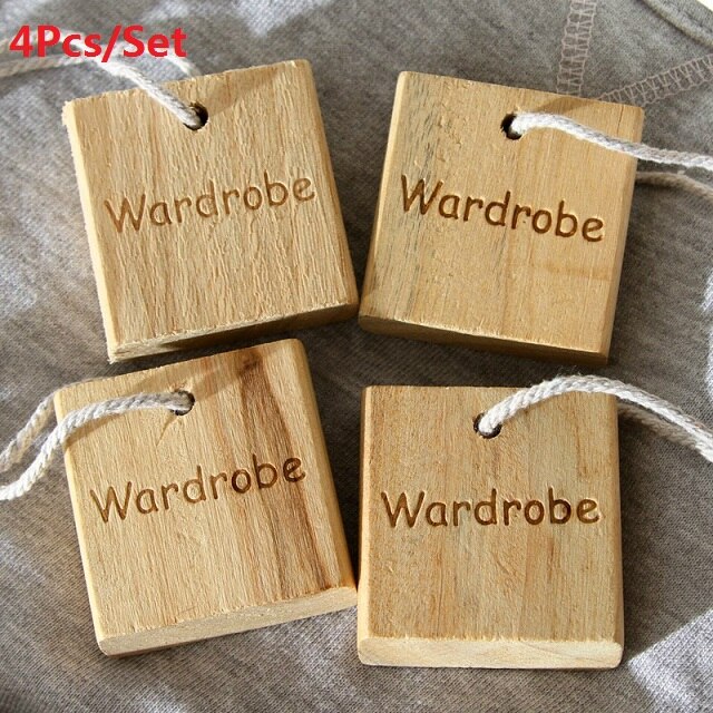 4-5Pcs/Set Natural Toon Blocks Camphor Wood Househ... – Grandado