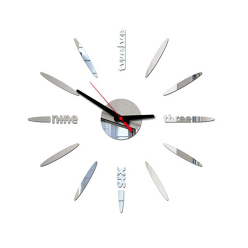 Wall Clock Clocks Watch Stickers Diy 3d Acrylic Mi... – Grandado