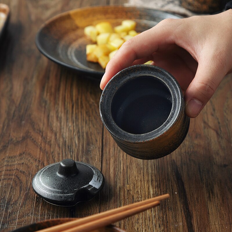 ANTOWALL Chinese style chili pot retro seasoning b... – Grandado