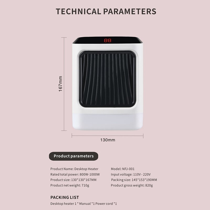 Electric Heater Smart Version Fast Handy Heaters f... – Grandado