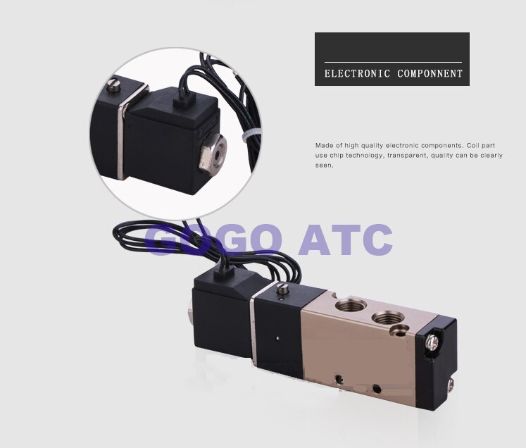 pneumatic Two-position five-way solenoid valve Dir... – Vicedeal