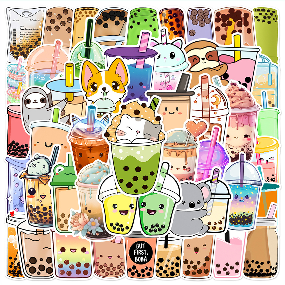 10/30/50PCS INS Style Cute Animal Bubble Tea Stick... – Grandado