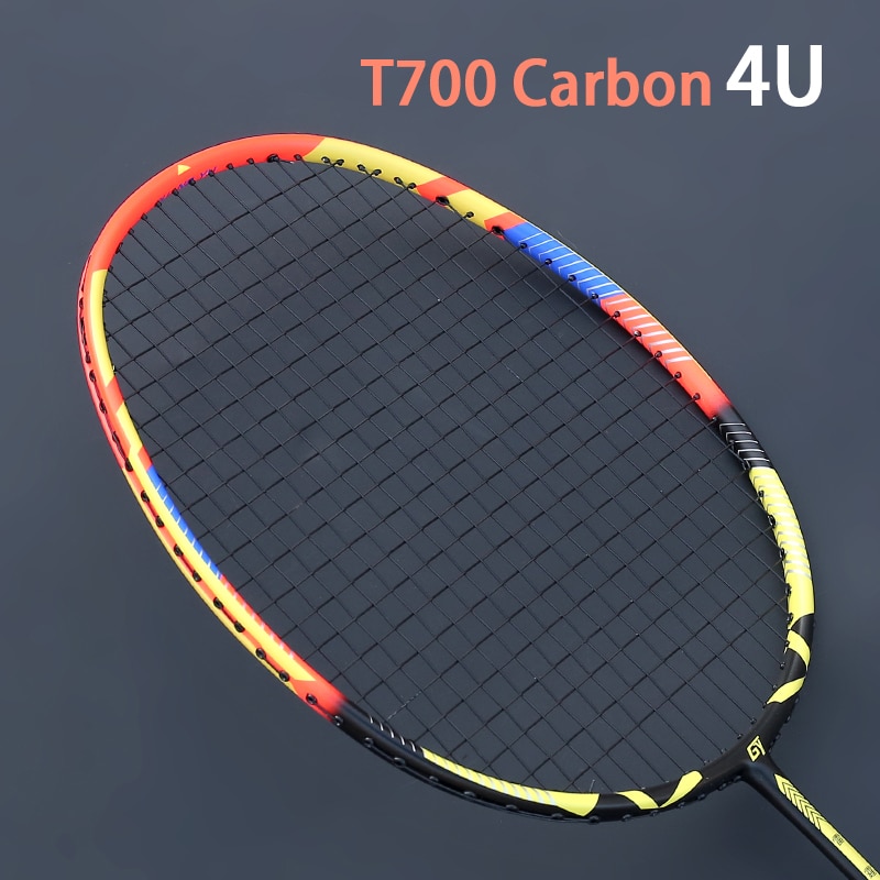 Ultralight Strung 4U 80±5g Full Carbon Badminton R... – Grandado