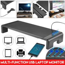 Smart 4 USB 2.0 Ports Monitor PC Riser Multi-funct... – Grandado