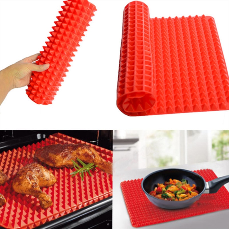 39X27CM Silicone Baking Mat Soft Foldable Microwav... – Vicedeal