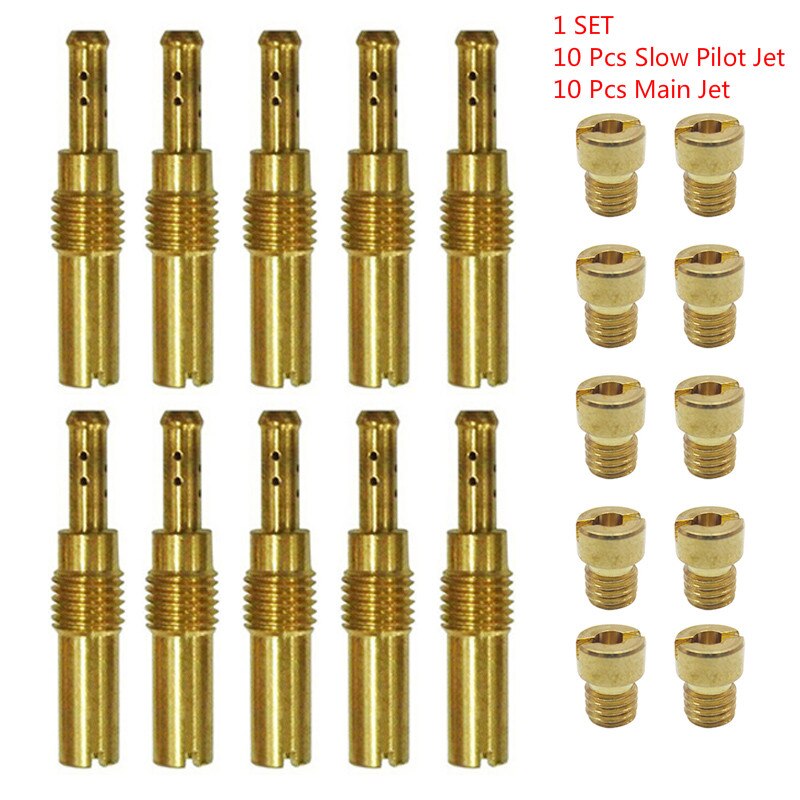 20pcs/Set Durable Slow Pilot Jet Main Jet For PWK ... – Vicedeal