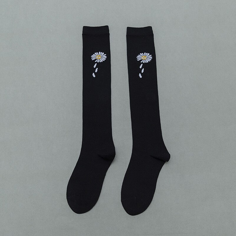 Korean Style Women Knee Socks Summer Daisy Socks K... – Vicedeal