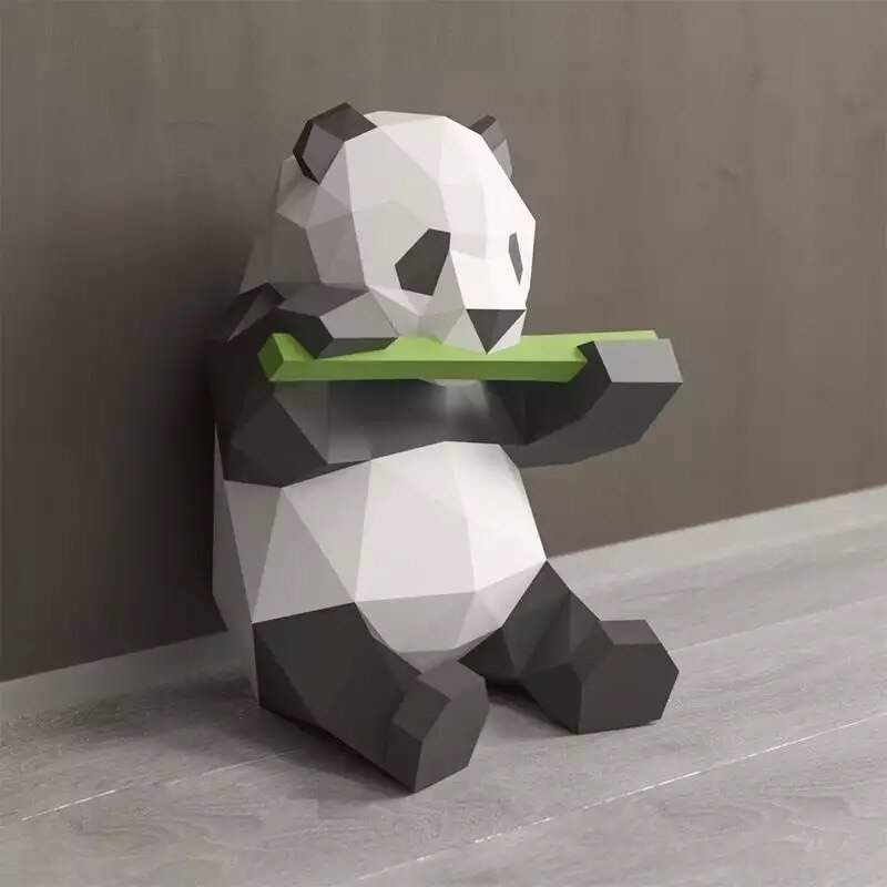 3D Panda Paper Model DIY Manual Paper Model Hangin... – Grandado