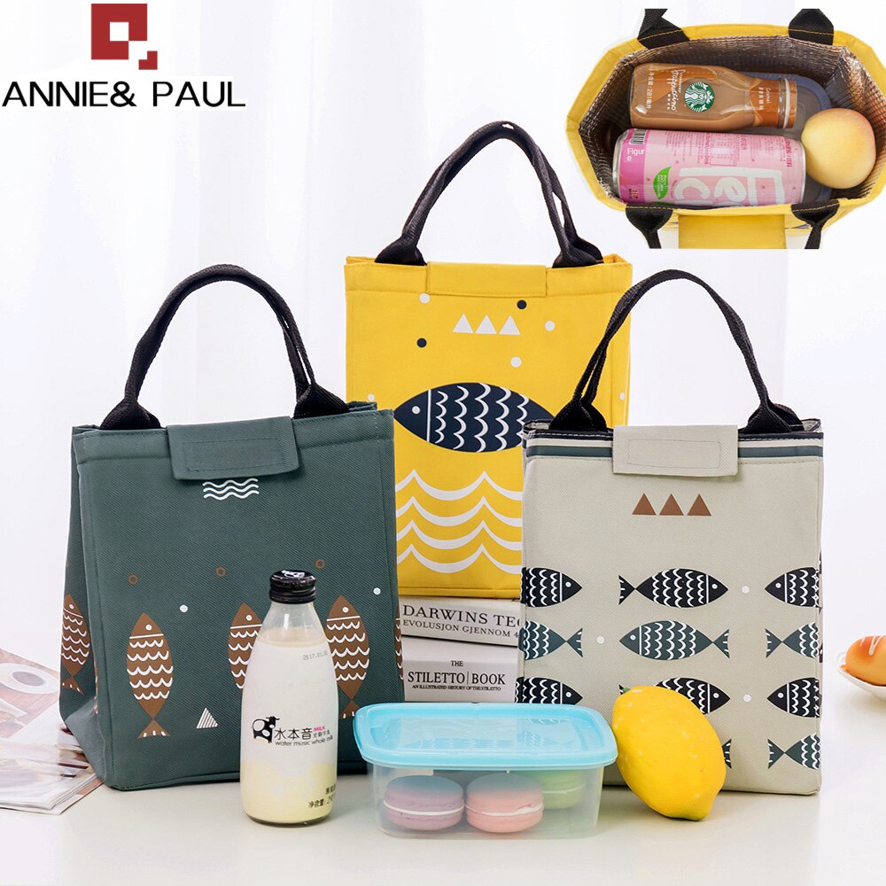 Functional Pattern Cooler Lunch Box Portable Insul... – Grandado