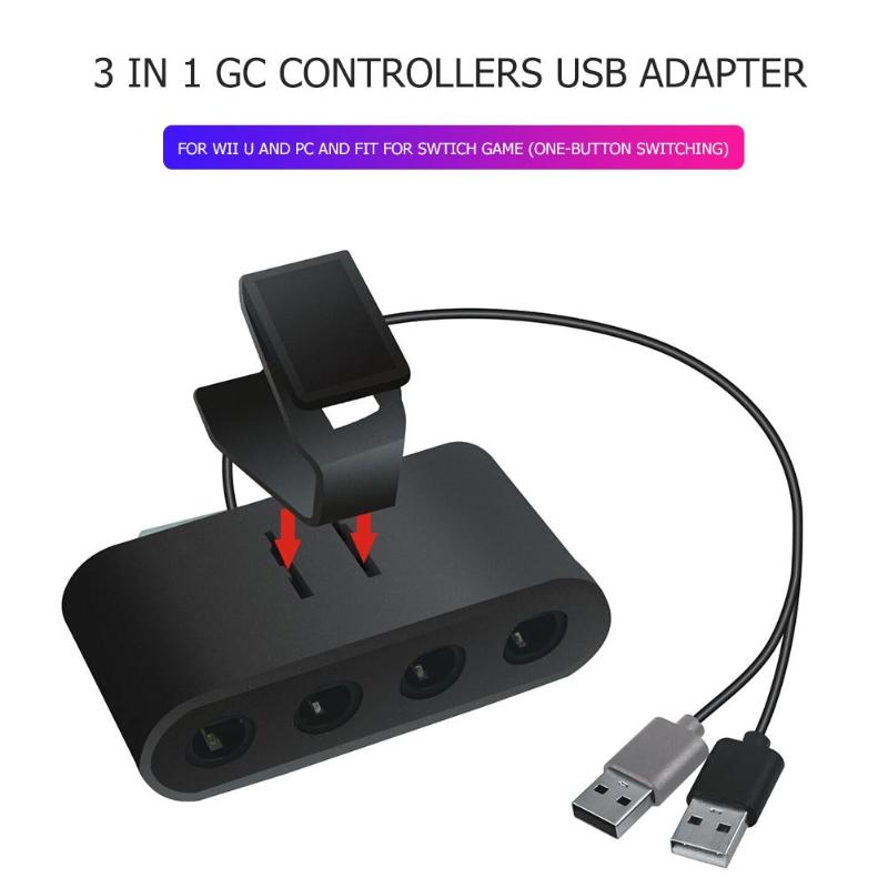 3 In 1 Gc Controllers Usb Adapter 4 Poorten Gc Con... – Grandado 3 In 1 Gc Controllers Usb Adapter 4 Poorten Gc Con... – Grandado
