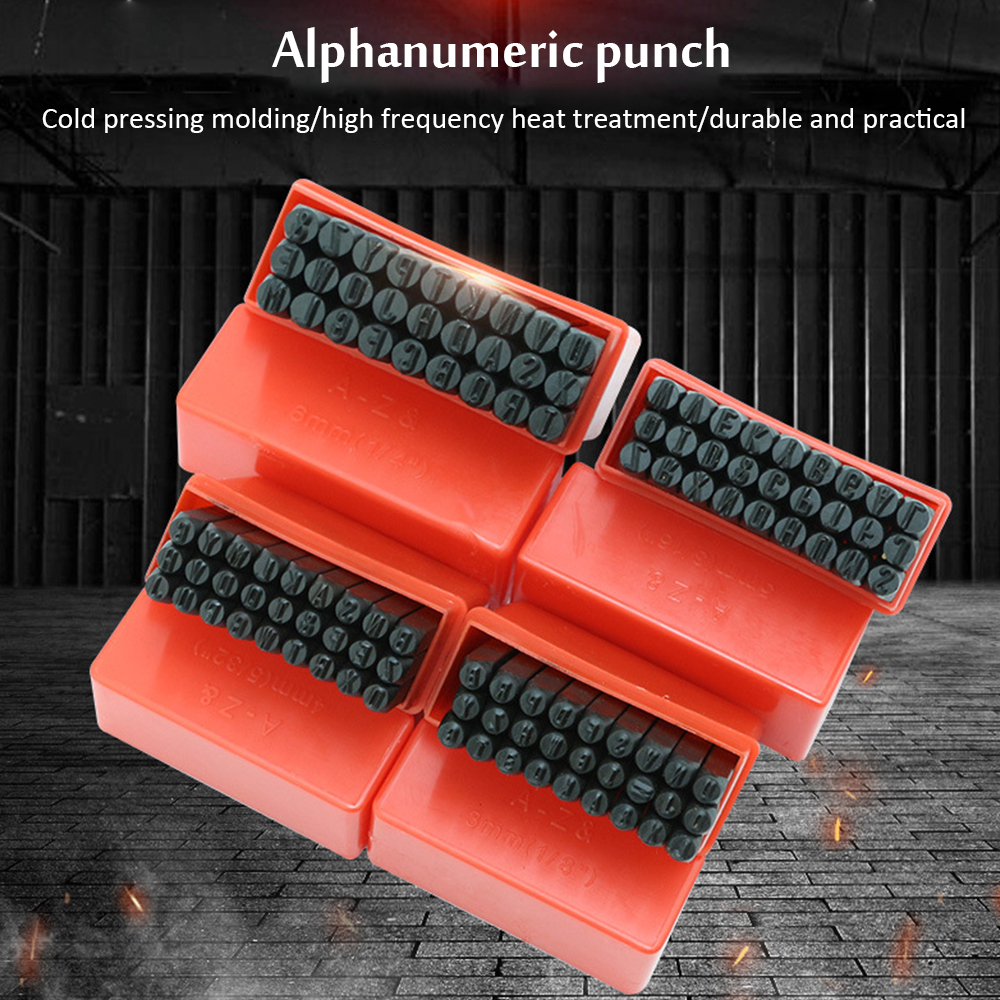 Steel Die Metal Stamping kit Punch Tool Number Let... – Vicedeal