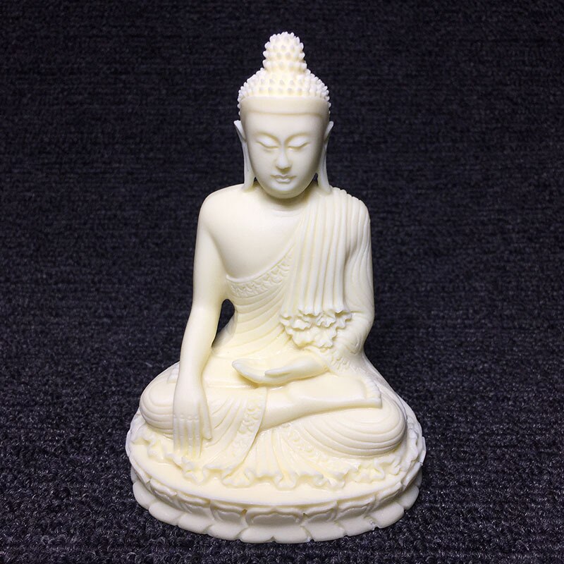 White statue of Buddha Shakyamuni， Modern art scul... – Vicedeal