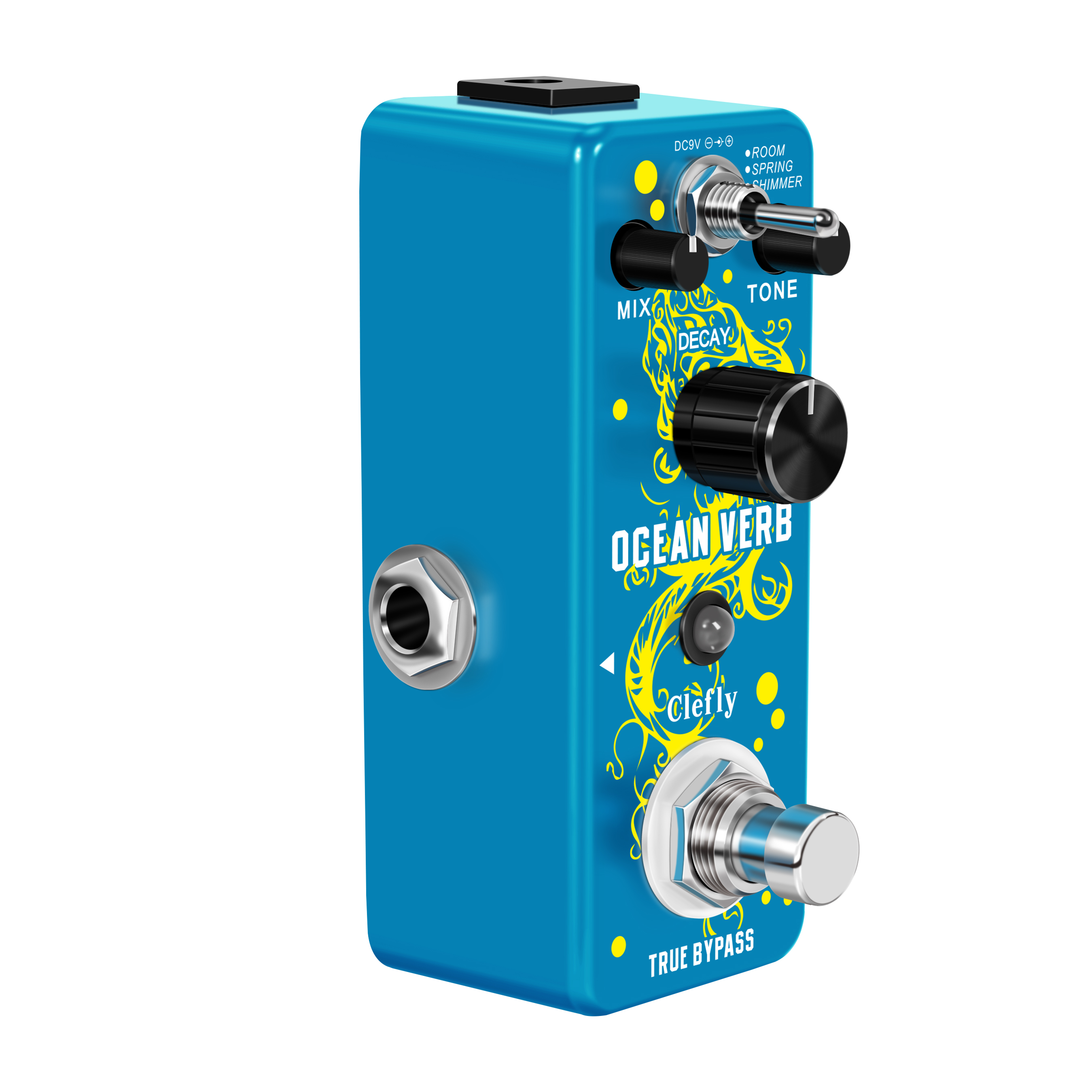 Clefly Guitar Reverb Effect Pedal Digital Pedals O... – Grandado