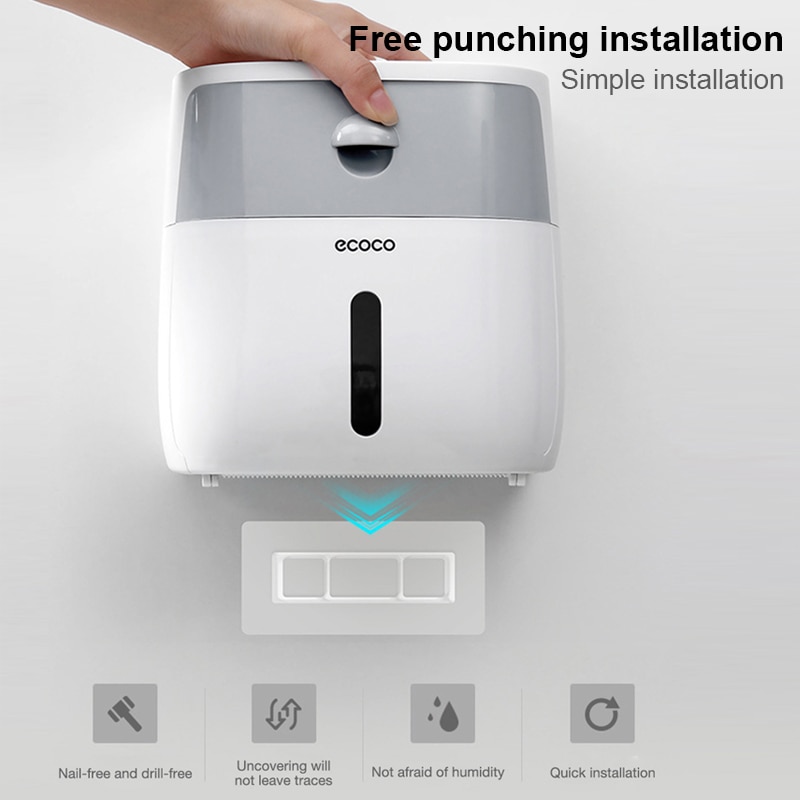 Ecoco Double-layer Tissue Storage Box Waterproof W... – Vicedeal