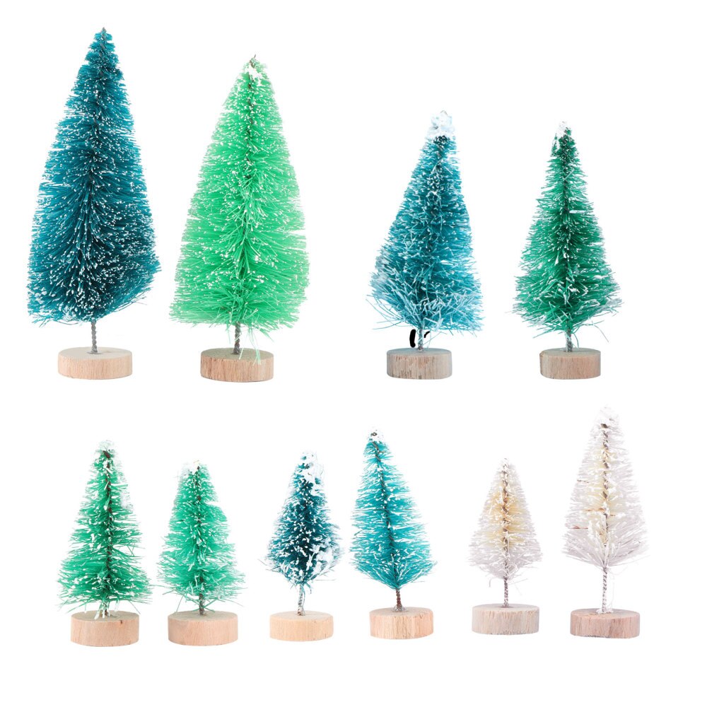 8Pcs Gesimuleerde Kerstboom Sneeuw Boom Decor Mini... – Vicedeal