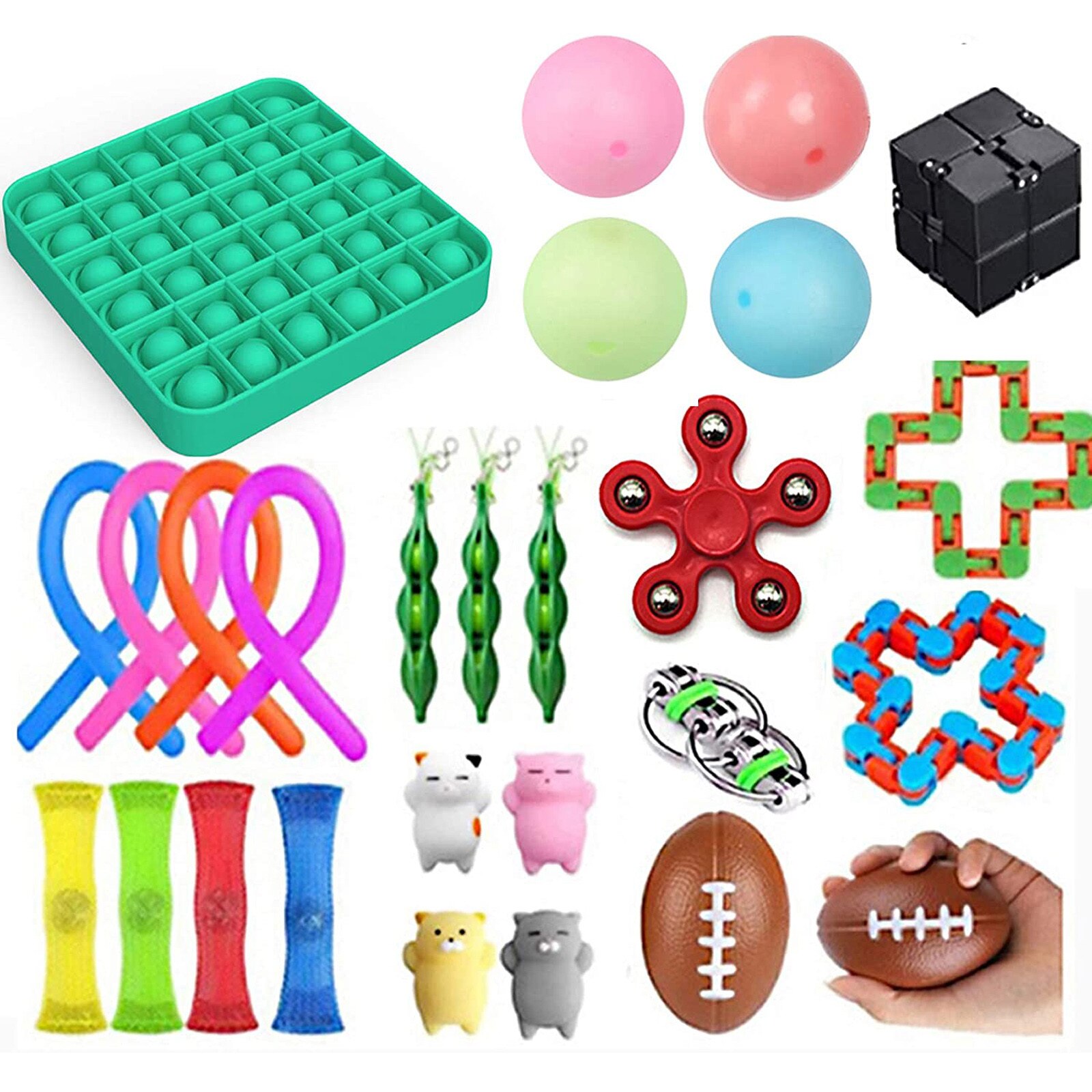 Fidget Toys Anti Stress Set Stretchy Strings Push ... – Vicedeal