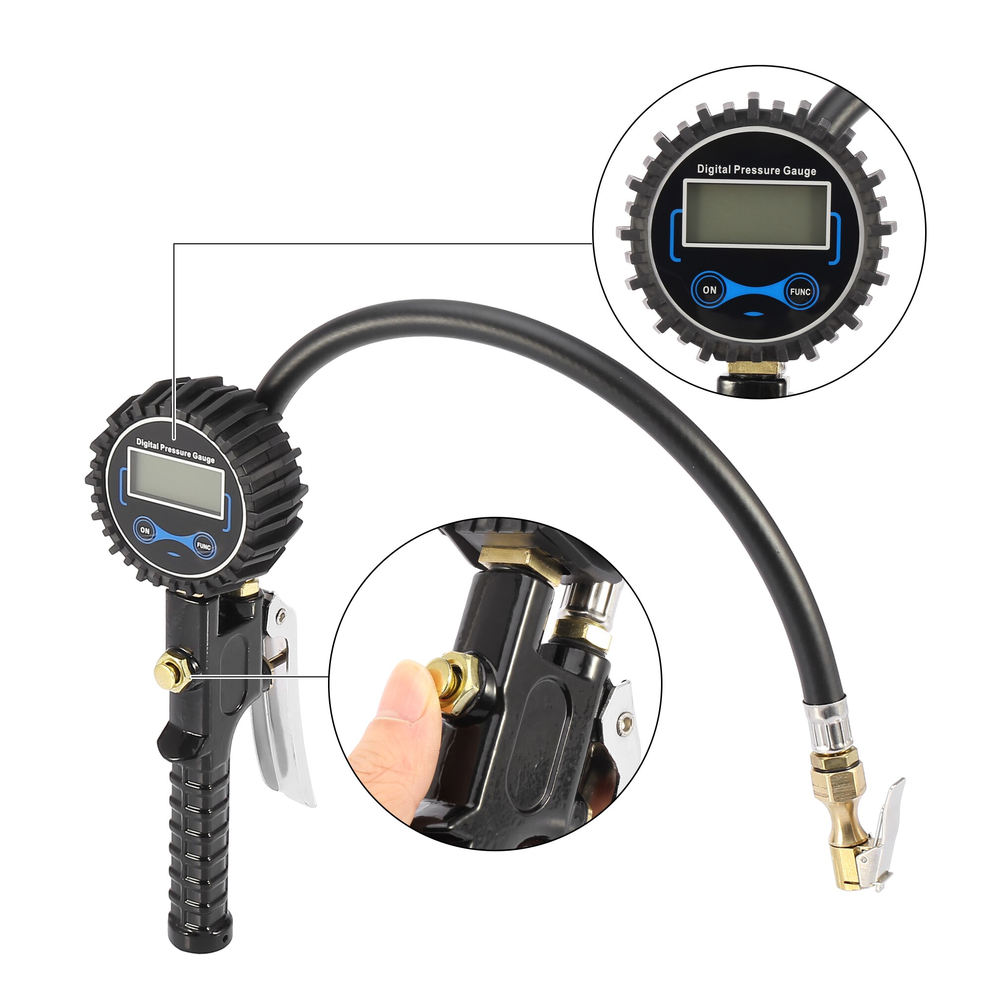 Uxcell 200PSI 300PSI Car Portable Digital Tire Pre... – Vicedeal