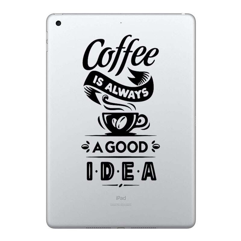 Coffee is a Good Idea Laptop Sticker for Apple iPa... – Grandado