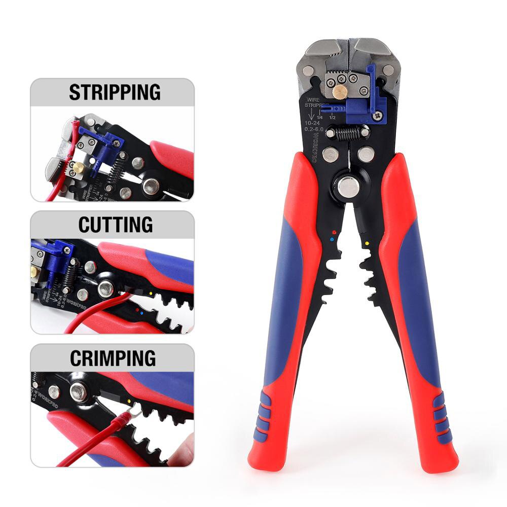 WORKPRO Automatic Crimping Wire Stripper Wire Cutt... – Grandado