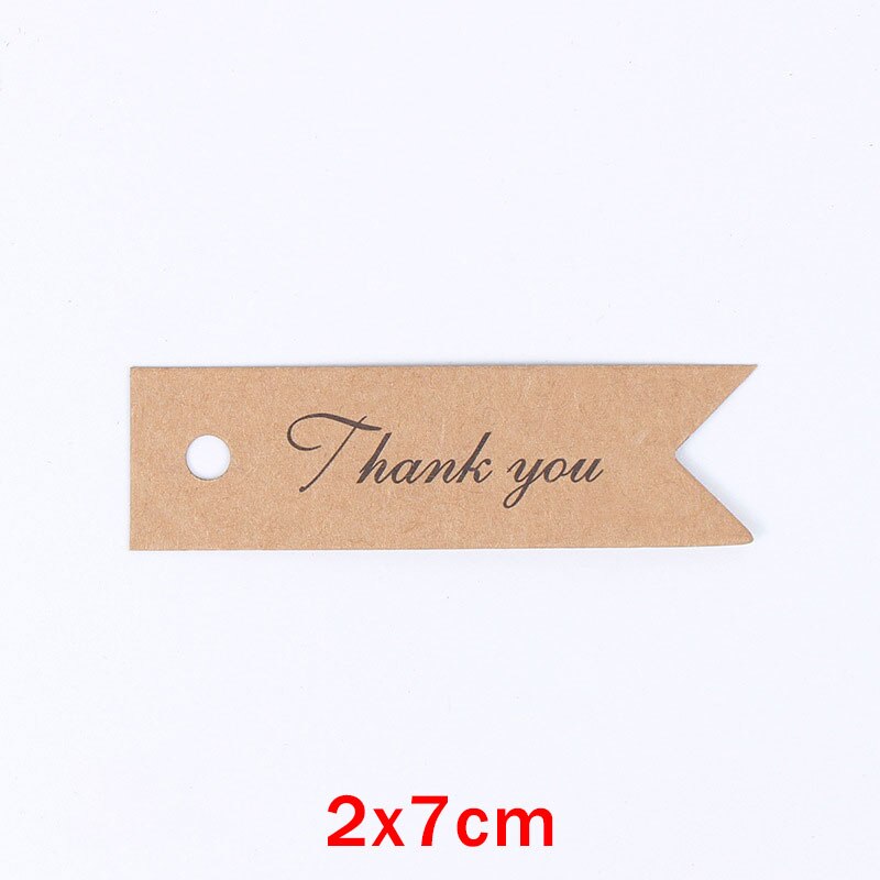 100pcs Kraft Paper Tags Labels Wrapping Paper Hang... – Grandado
