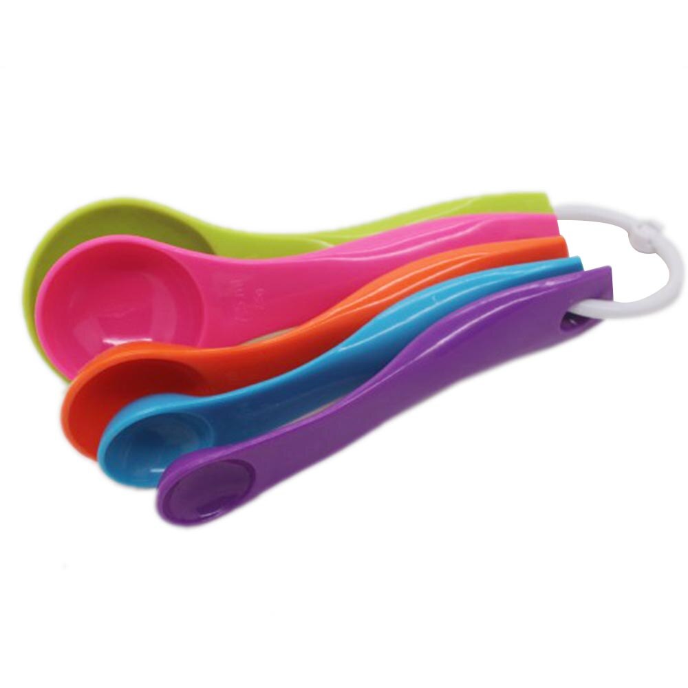 5 X Plastic Measuring Spoon Set Simple Kitchen Bak... – Grandado